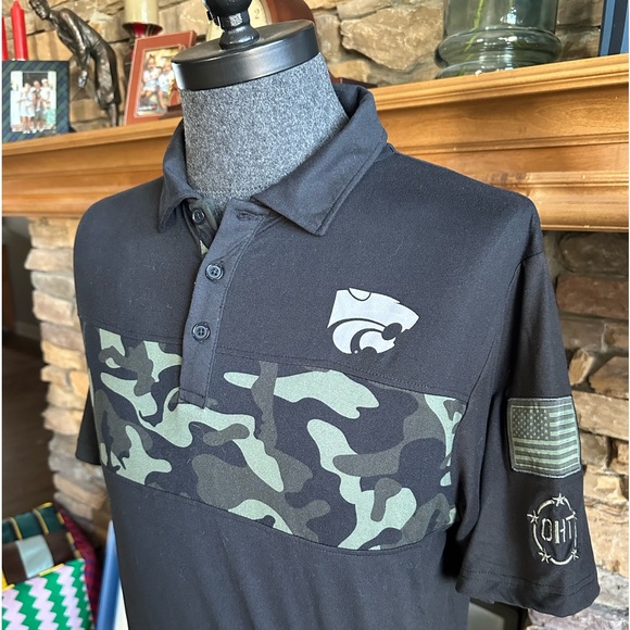 Colosseum | Shirts | Colosseum Mens Black K State Our Home Team Camo ...